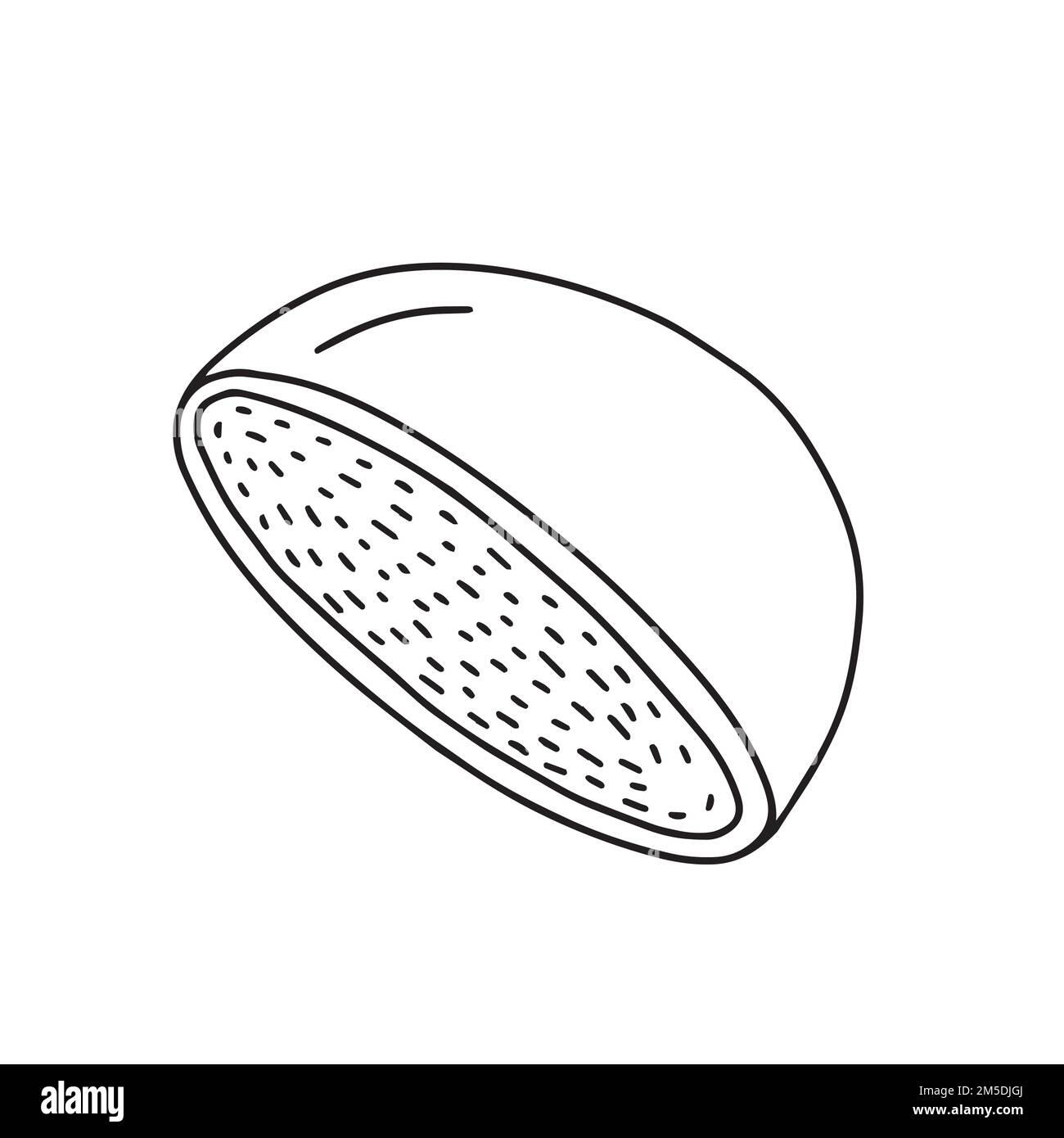 Vector Japanese Dessert Mochi Doodle Sketch Stock Vector Image And Art Alamy