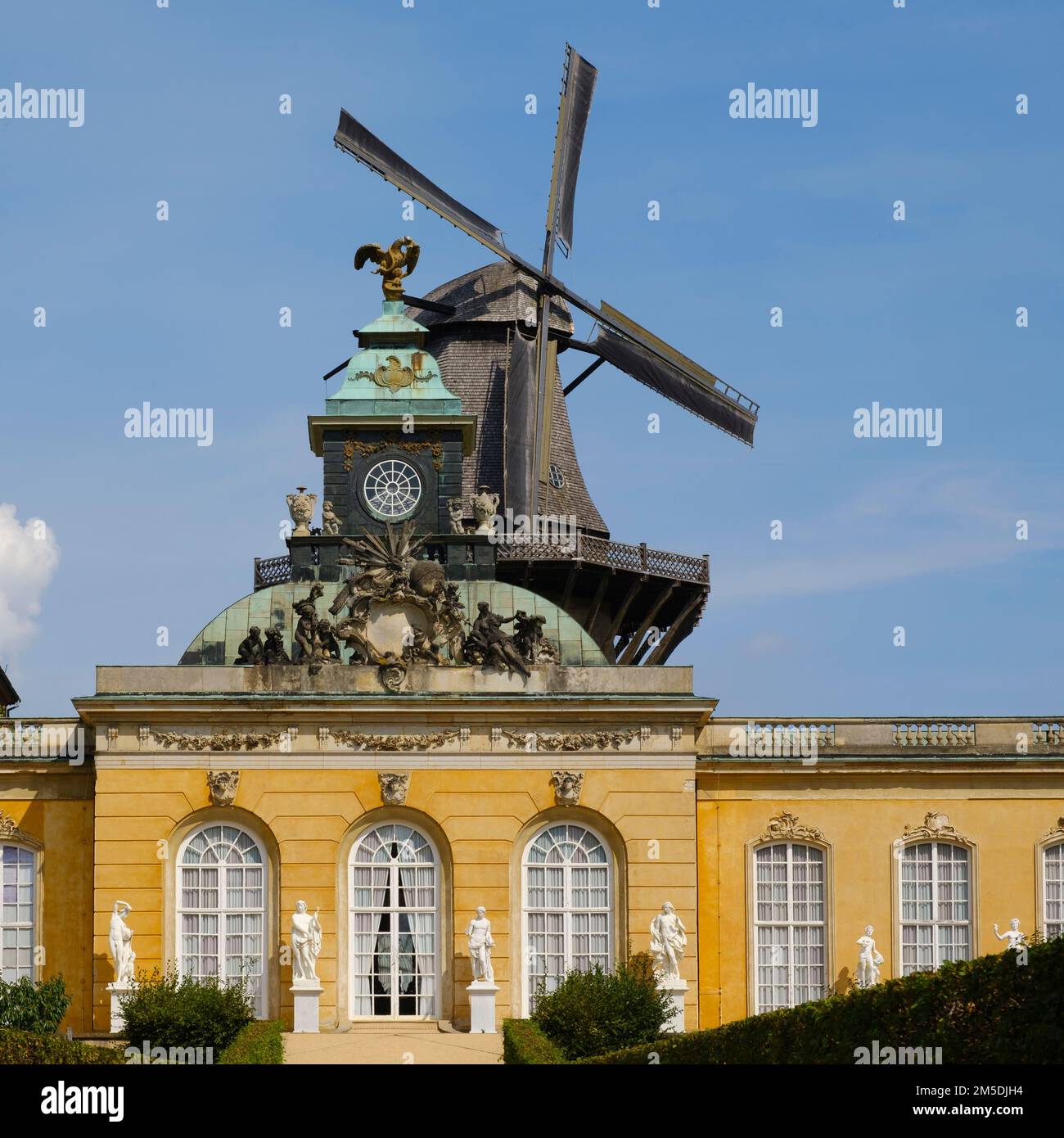 Historic Windmill at the castle park of Sanssouci Stock Photo - Alamy