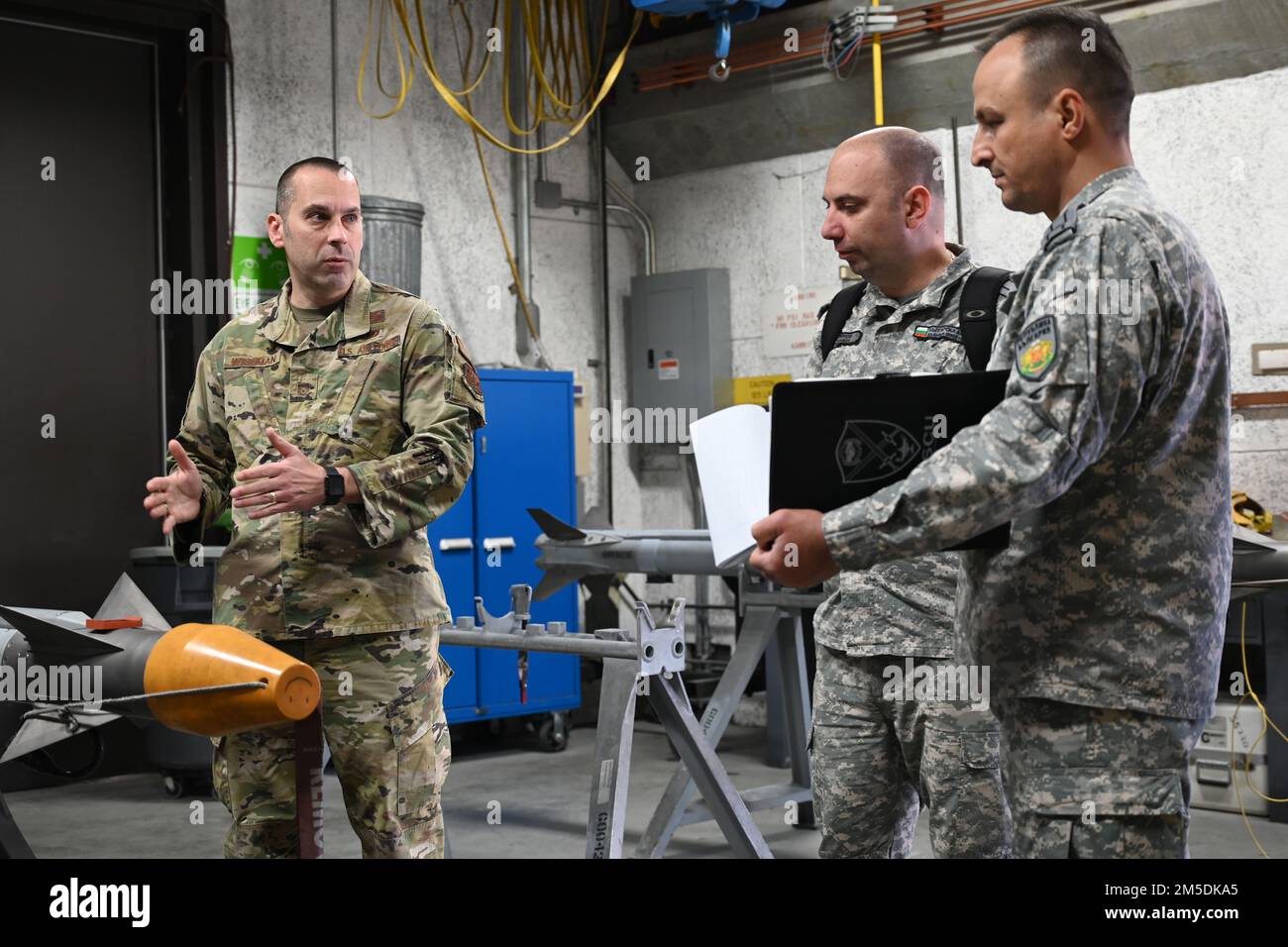 U.S. Air Force Master Sgt. Darren Wiseman, a munitions accountable ...