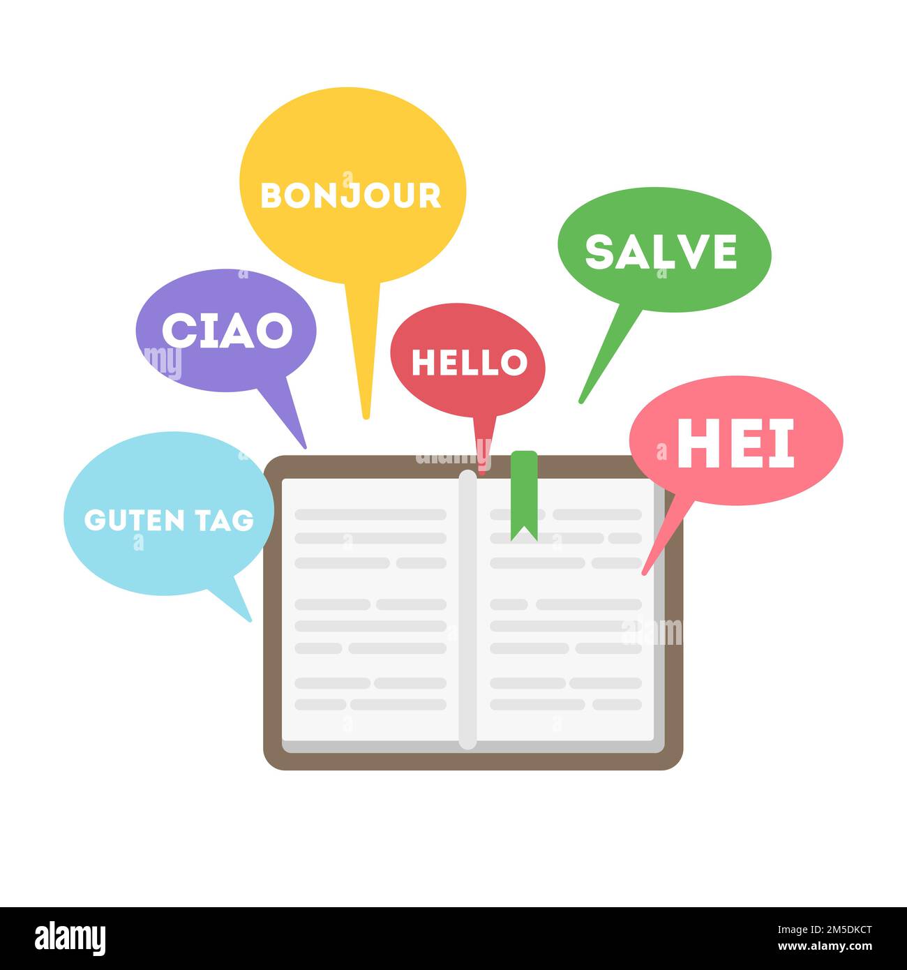 Guide different languages Stock Vector Images - Alamy