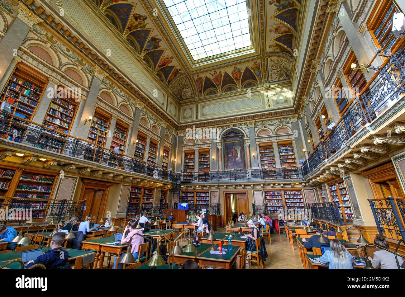 Beautiful library in budapest hi-res stock photography and images - Alamy