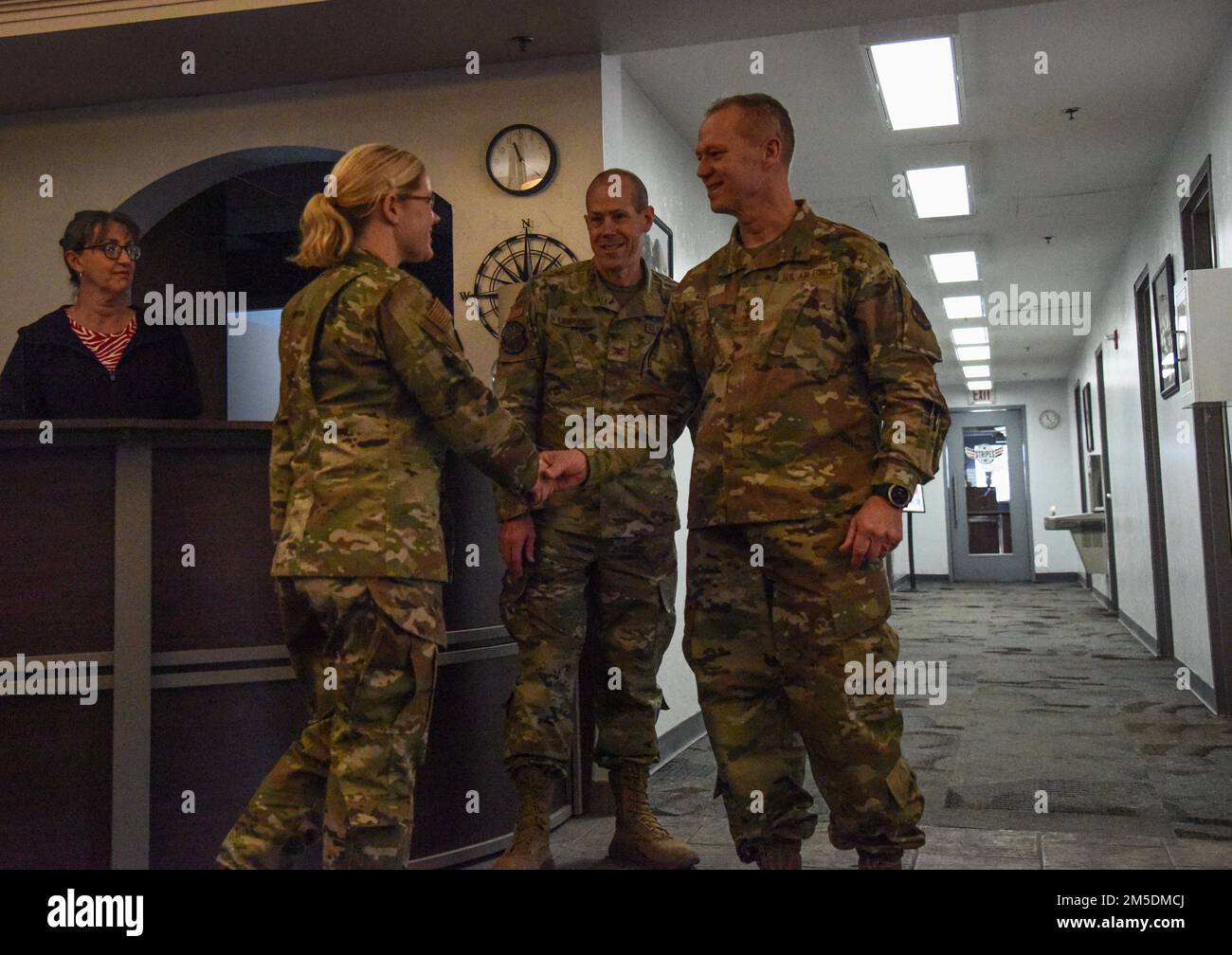 U.S. Air Force Gen. Mark Kelly, commander of Air Combat Command, coins ...