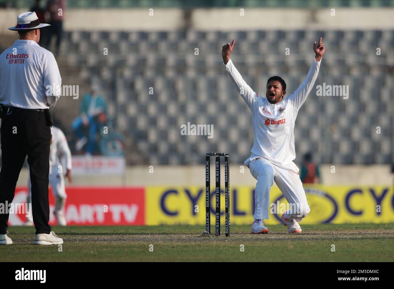 Bangladesh- India 2nd Test match day two at The Sher-e-Bangla National ...
