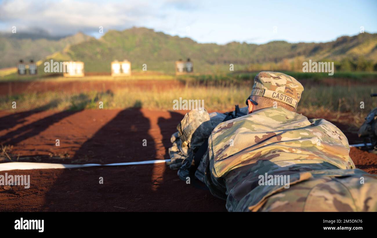 Hawaii Army National Guard (HIARNG) Soldier, Sgt. Trevor J. Castro, a ...