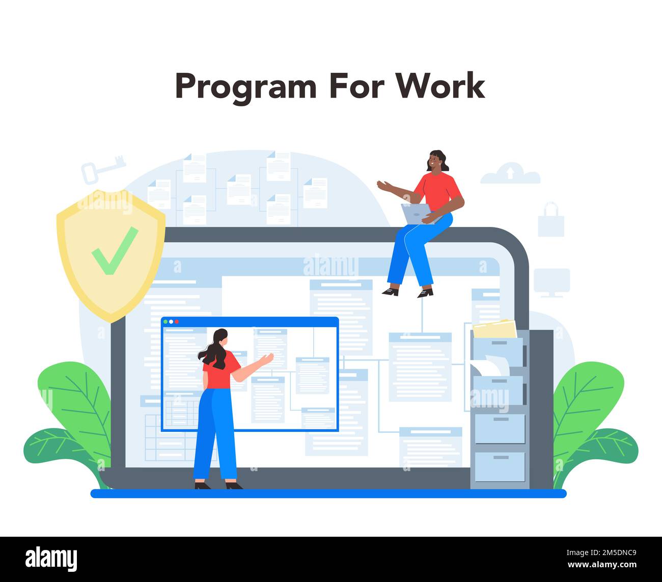 Data base administrator online service or platform. Admin or manager at ...