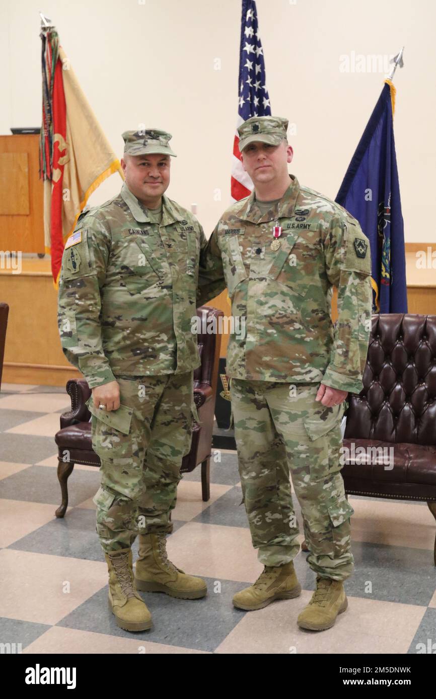 Col. Angelo Catalano (Left), Commander of the 213th Regional Support ...