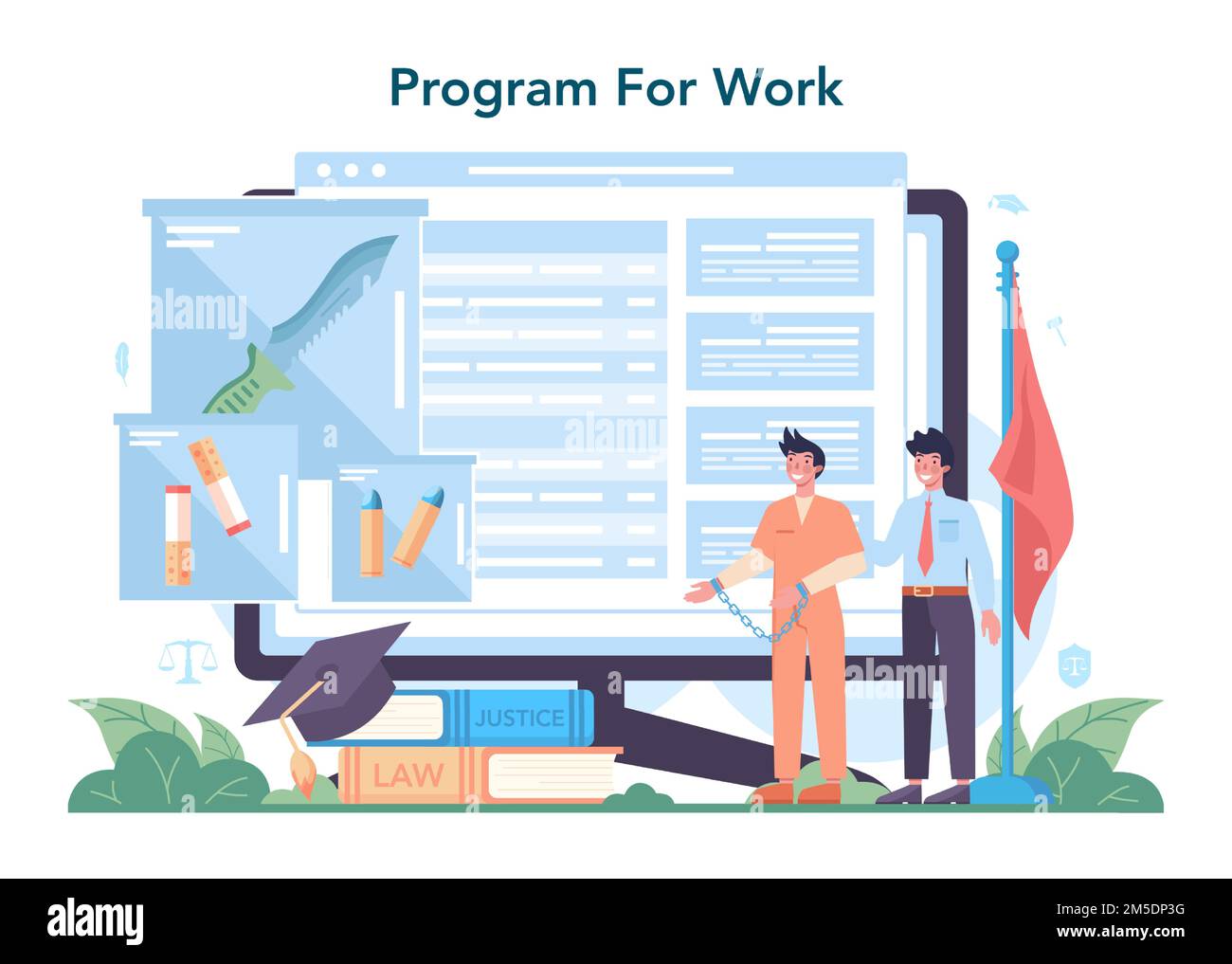 Lawyer in robe Stock Vector Images - Alamy