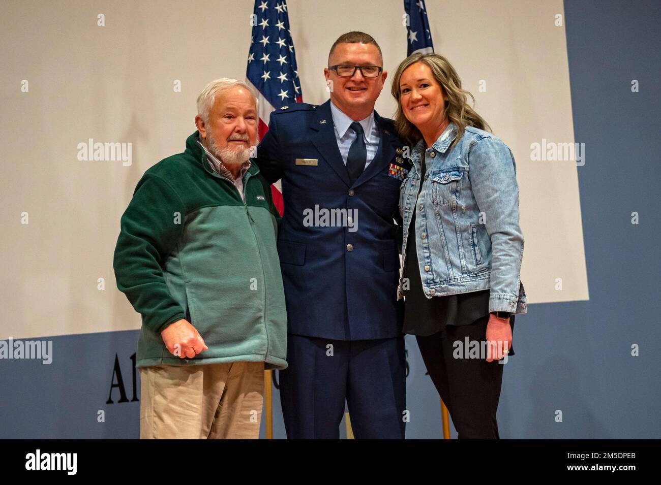 U.S. Air Force Lt. Col. Mark Mason with the 121st Air Refueling Wing ...