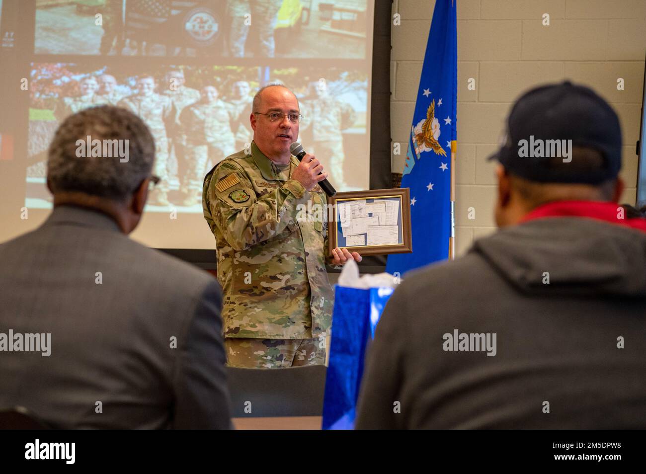 The 121st Air Refueling Wing holds a retirement ceremony for Master Sgt ...