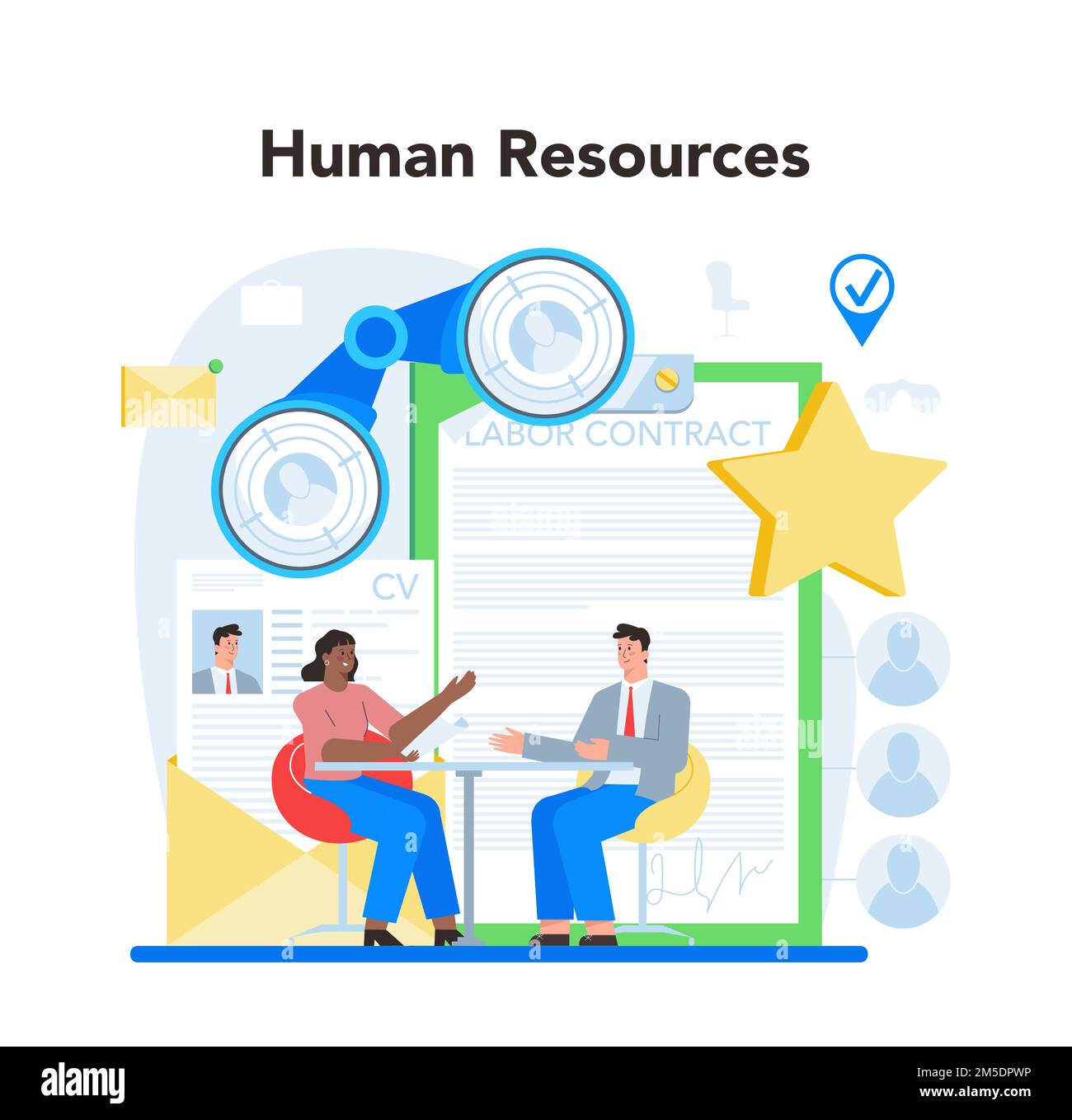 Specialist businesspeople Stock Vector Images - Alamy