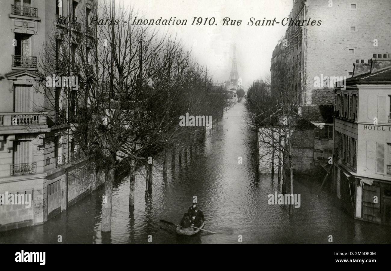 Inondations de paris en 1910 hi-res stock photography and images - Alamy