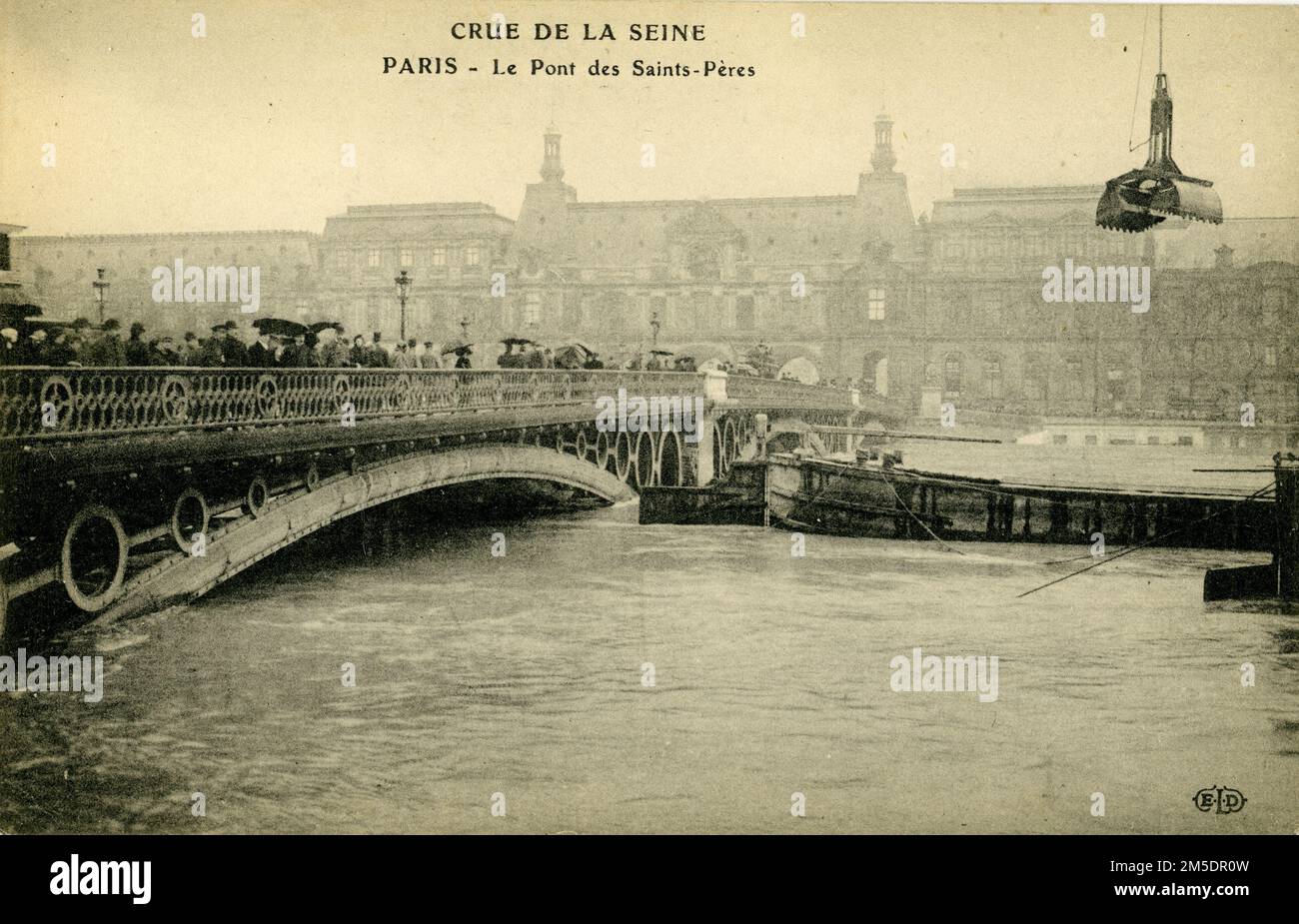 Flood in Paris 1910 - Inondations de Paris en janvier 1910 - crue de la ...
