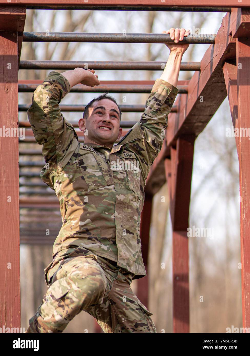 Cpl. Zachary Mounsey, of the 1638th Transportation Company, traversed ...