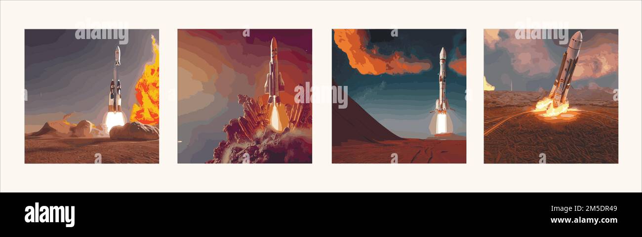 Crater range Stock Vector Images - Alamy