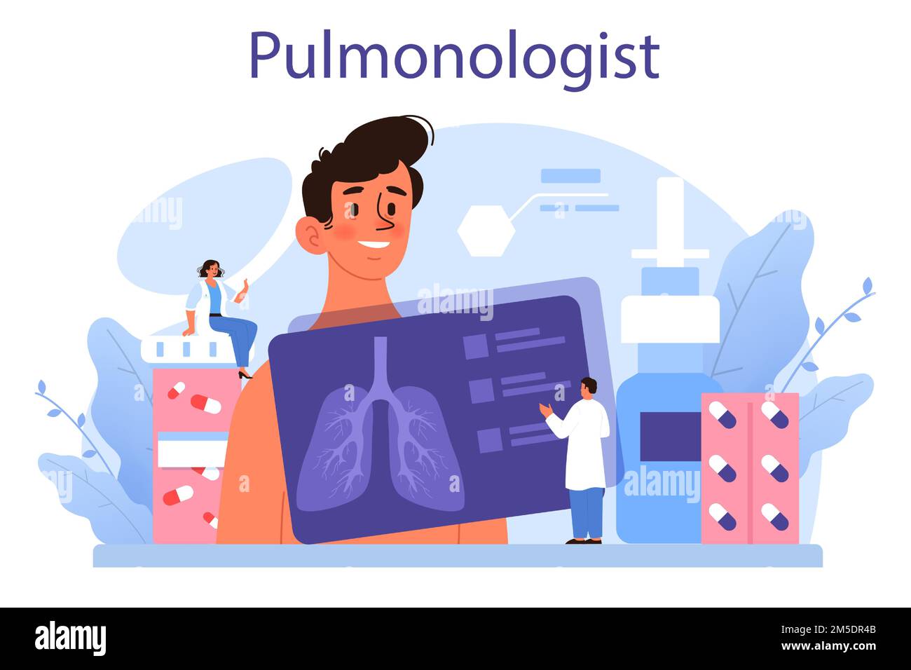 Pneumothorax vector vectors hi-res stock photography and images - Alamy