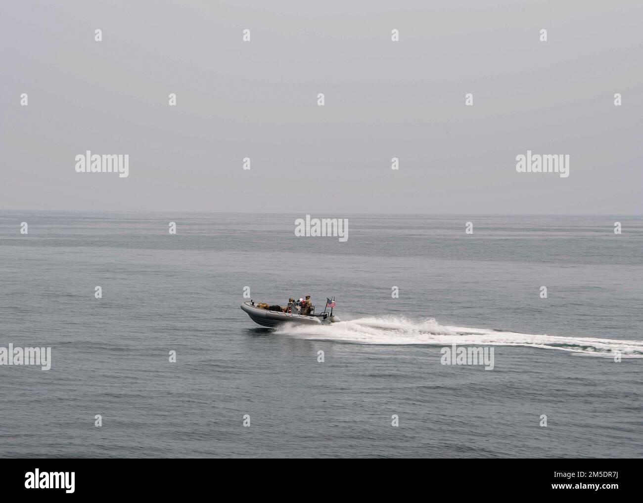 GULF OF OMAN (March 5, 2022) Members of an Advanced Interdiction Team ...