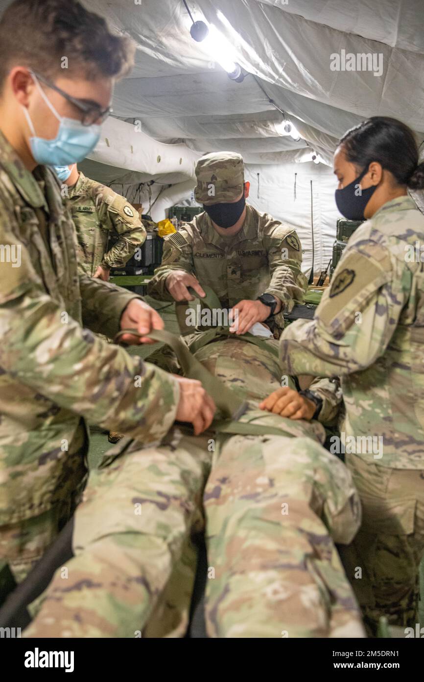 U.S. Army Sgt. Jarrod Clements, the Noncommissioned Officer-in-Charge ...
