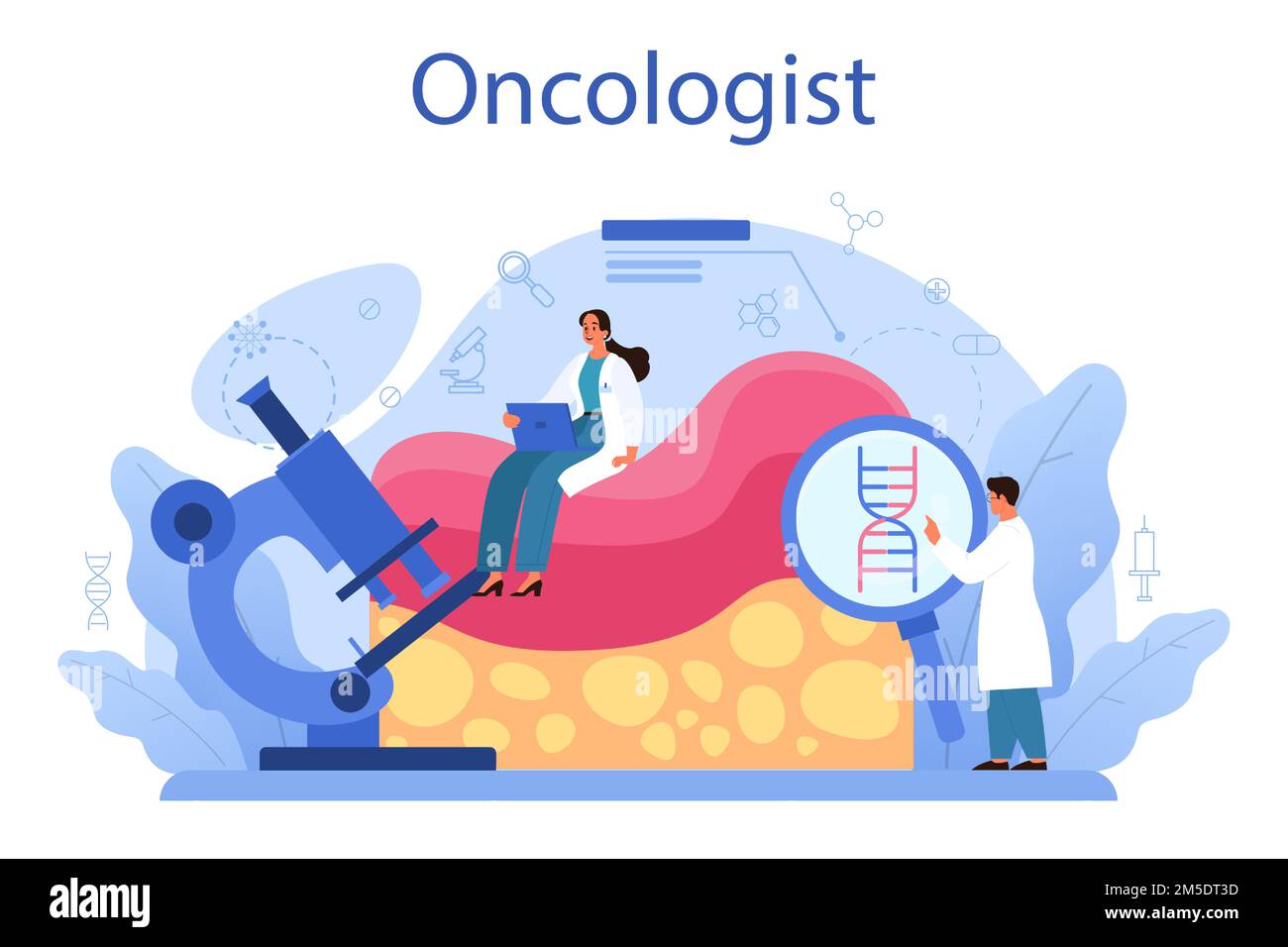 Professional oncologist. Cancer disease diagnostic and treatment ...