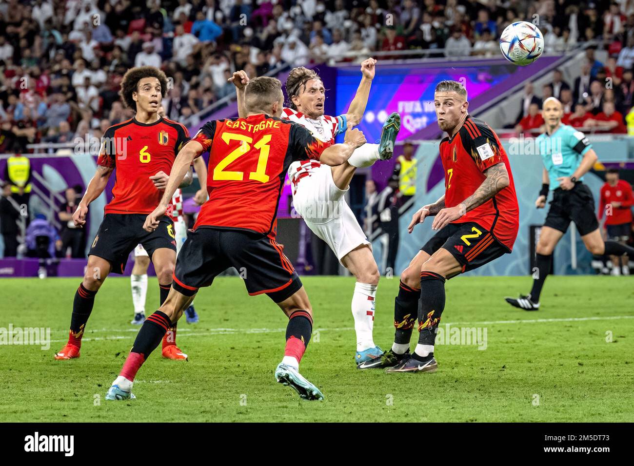 AL RAYYAN, Qatar, 01-12-2022, World Cup 2022 in Qatar, game between Croatia and Belgium, Kroatie ...
