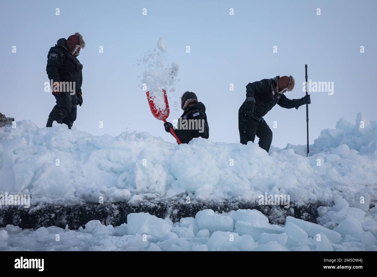 BEAUFORT SEA, Arctic Circle (March 5, 2022) – Members of Arctic ...