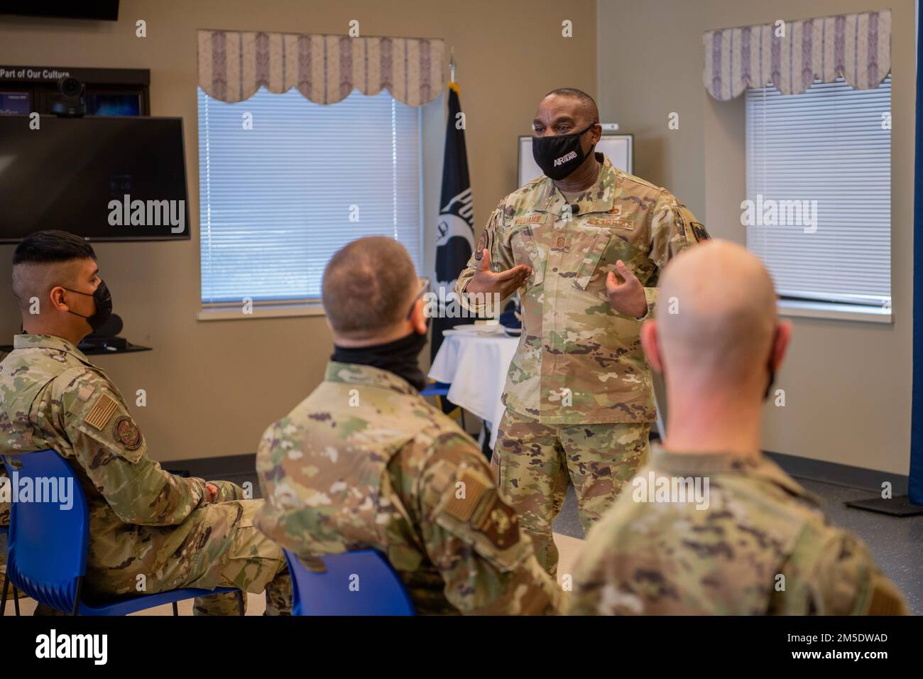 U.S. Air Force Chief Master Sgt. Maurice L. Williams, command chief ...