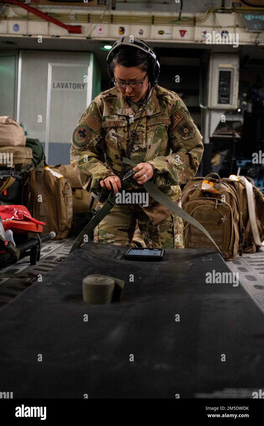 U.S. Air Force Capt. Sarah Vigilante, 379th Expeditionary Aeromedical ...