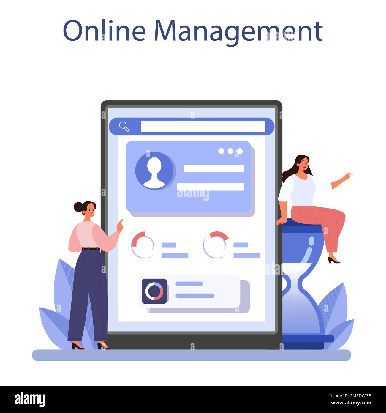 Task distribution online service or platform. Interaction of ...