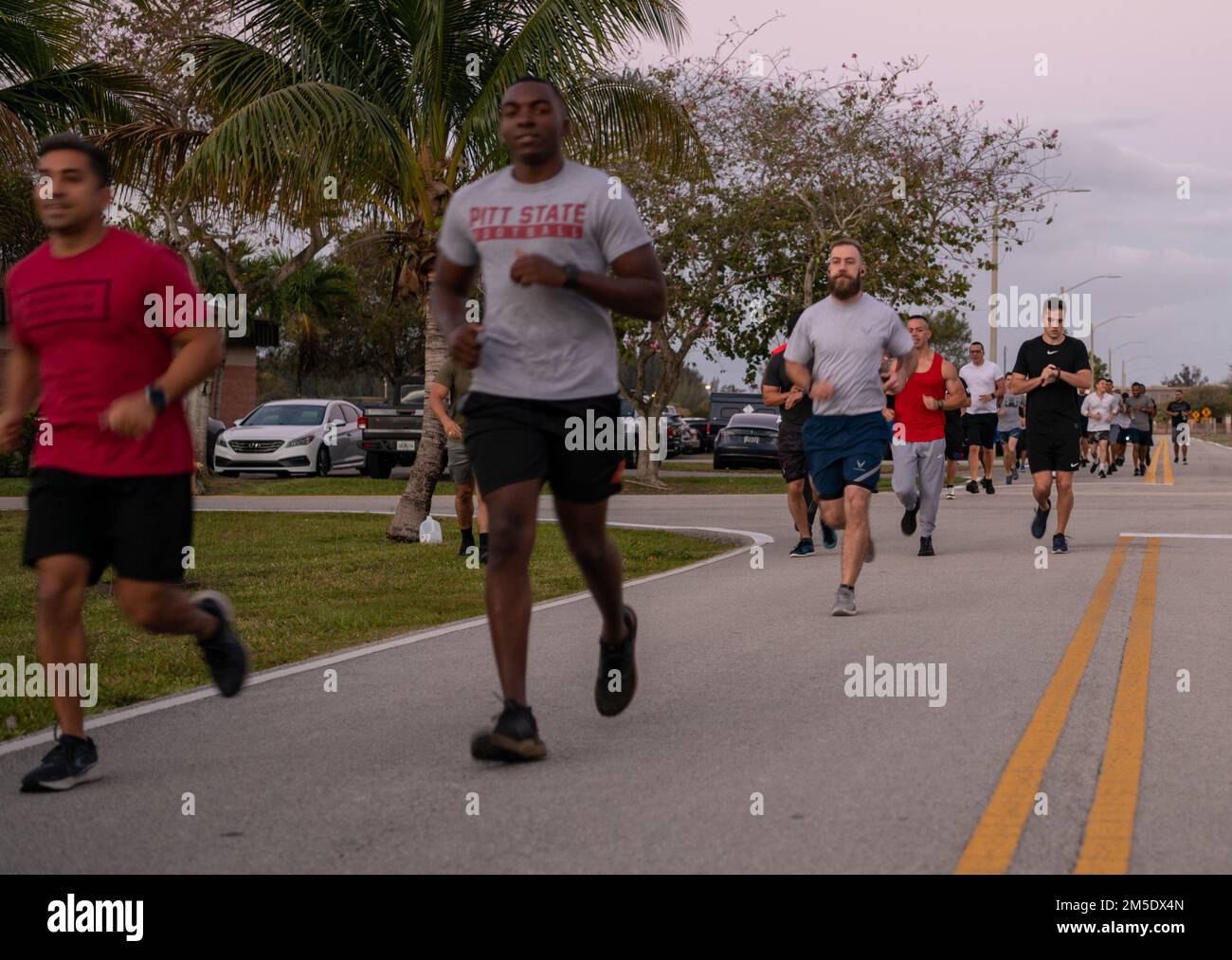 Members of the 482nd Security Forces Squadron and other participants ...