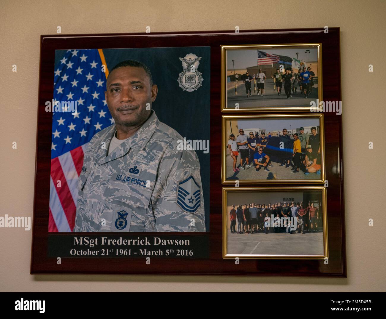 In honor of Master Sgt Frederrick Dawson, fallen member of the 482nd Security Forces Squadron ...