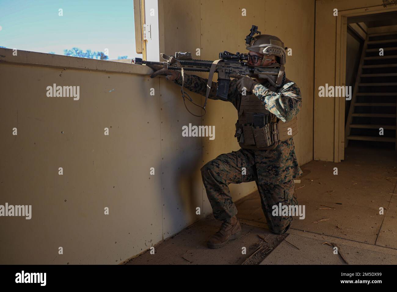 U.S. Marine Corps PFC Emilio F. Borregosoto, a rifleman with 3d ...