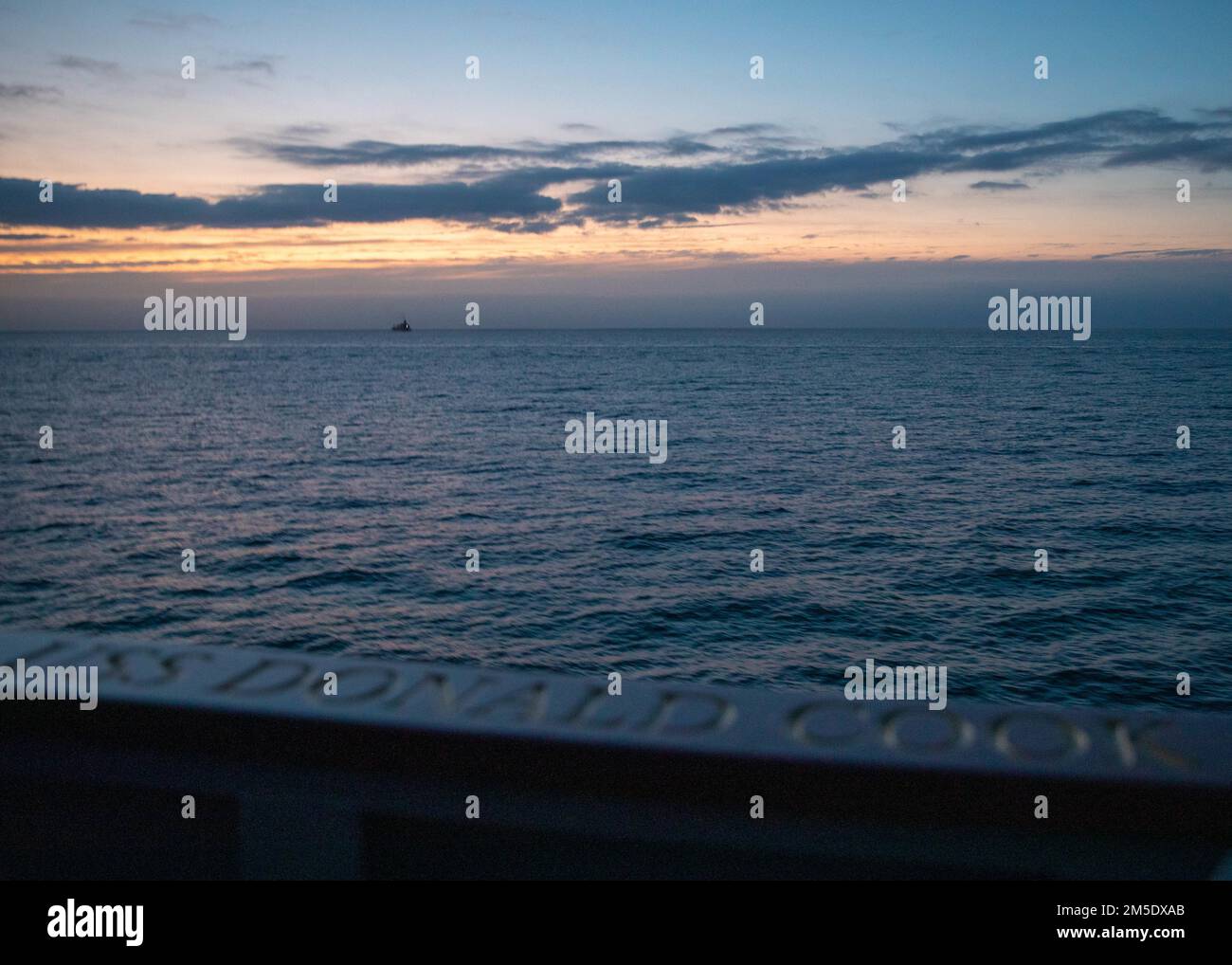 NORTH SEA (March 5, 2022) — The fleet replenishment oiler USNS Patuxent ...