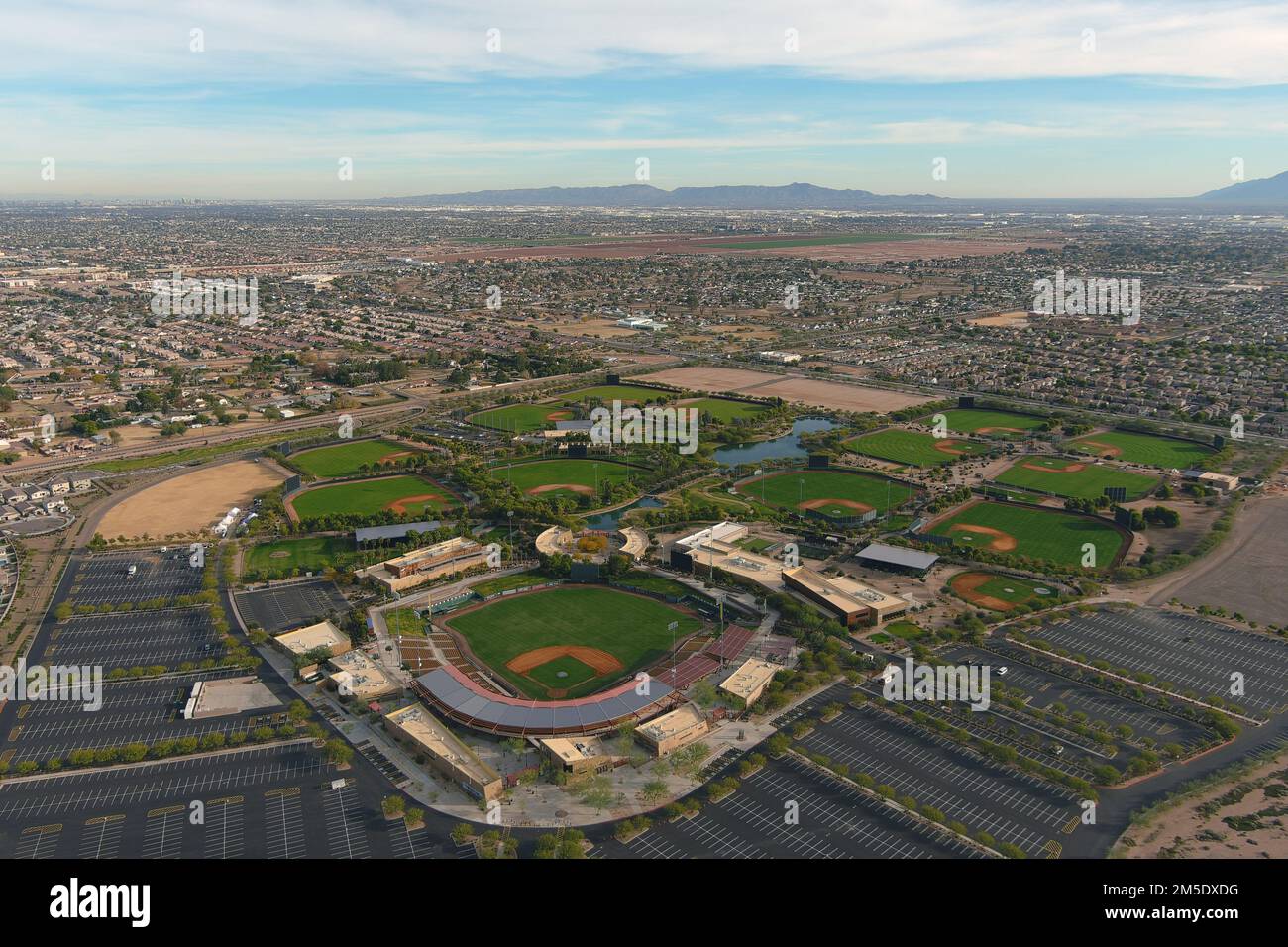 A general overall view of the Camelback Ranch stadium and baseball ...