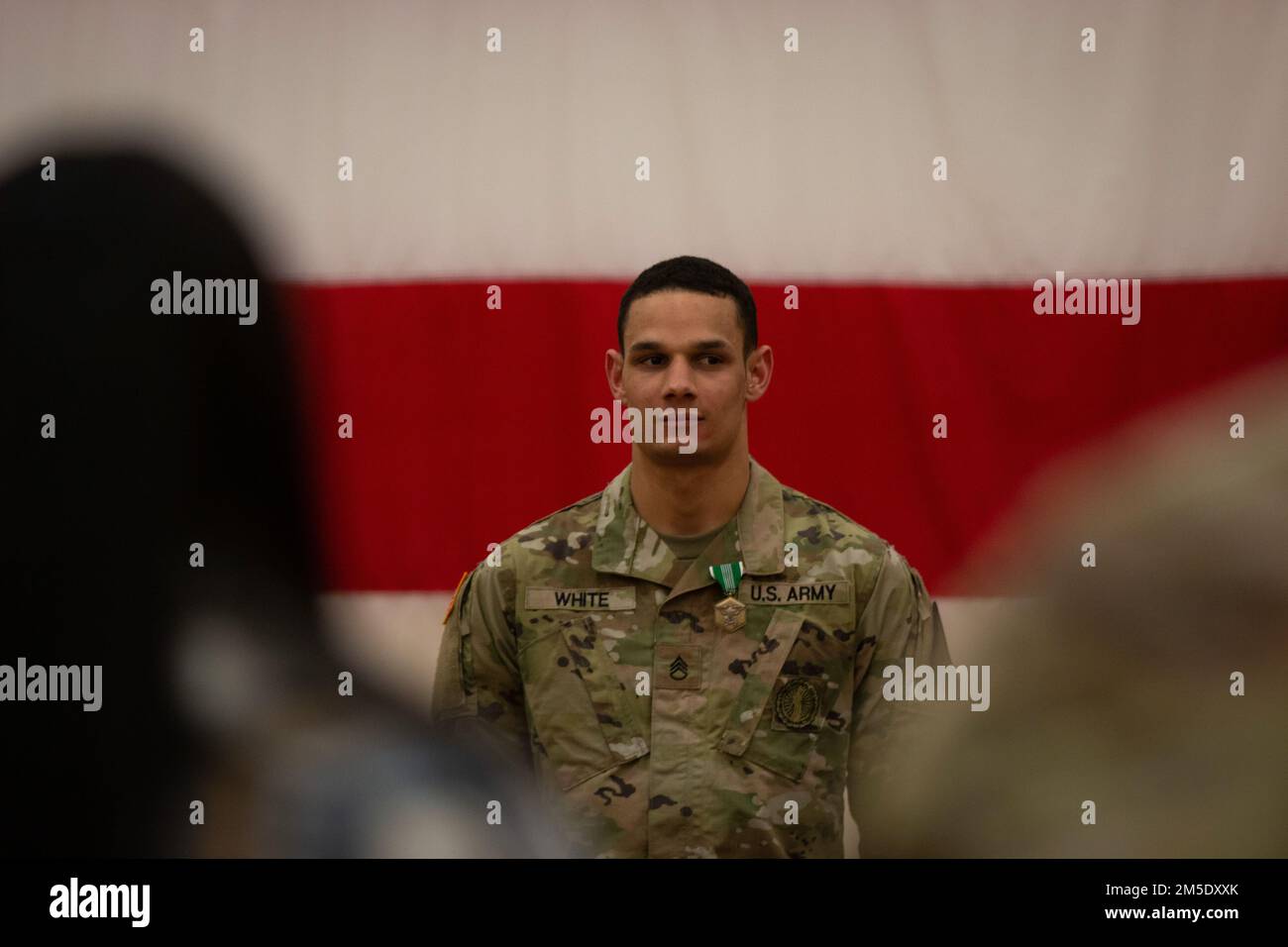 U.S. Army Soldiers with the Washington National Guard receive their ...