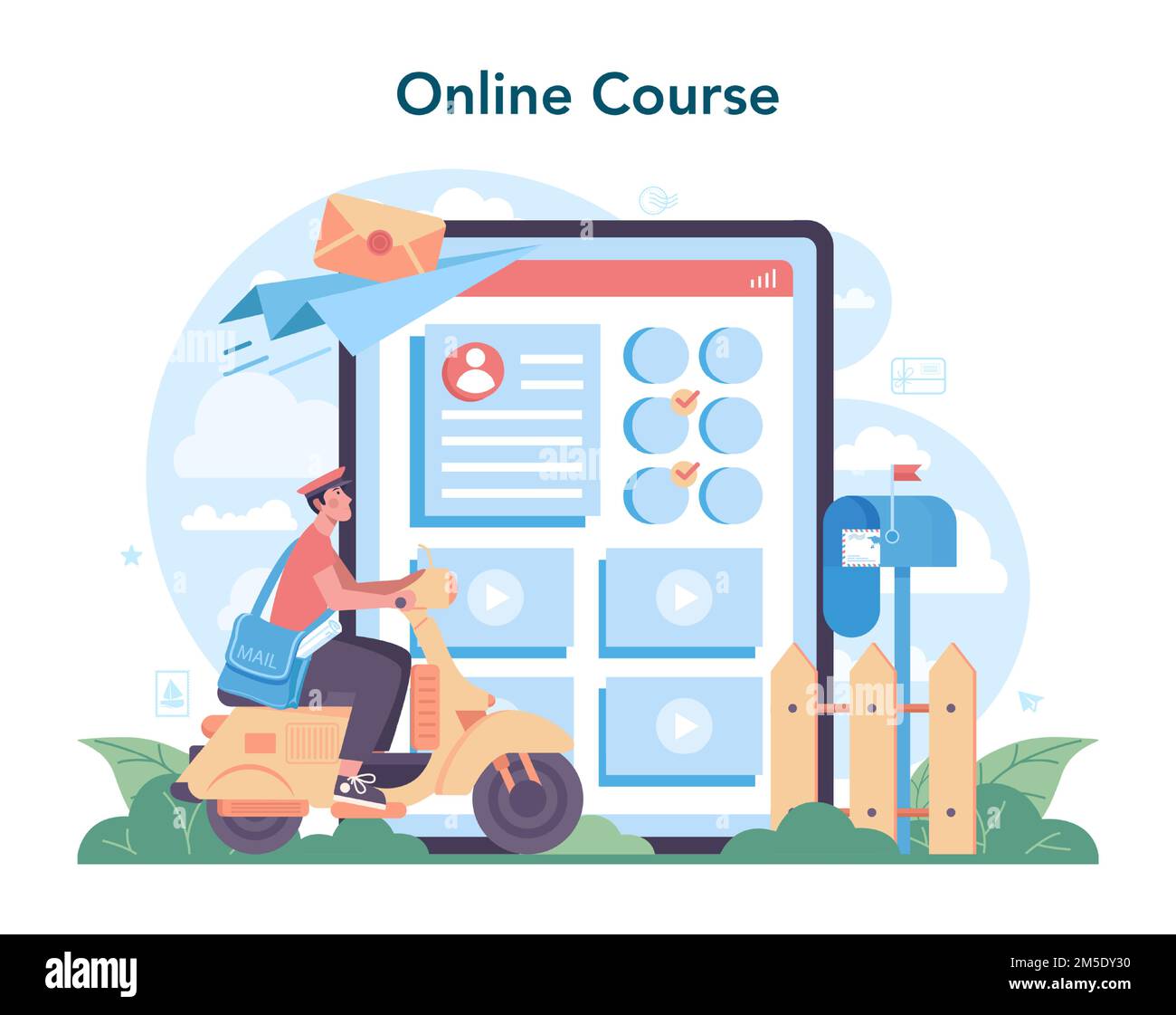 Mail office sorting Stock Vector Images - Alamy