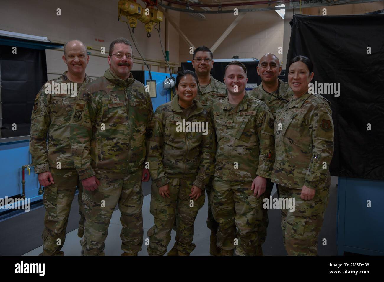 Reserve Citizen Airmen with the 910th Maintenance Squadron pose for a ...
