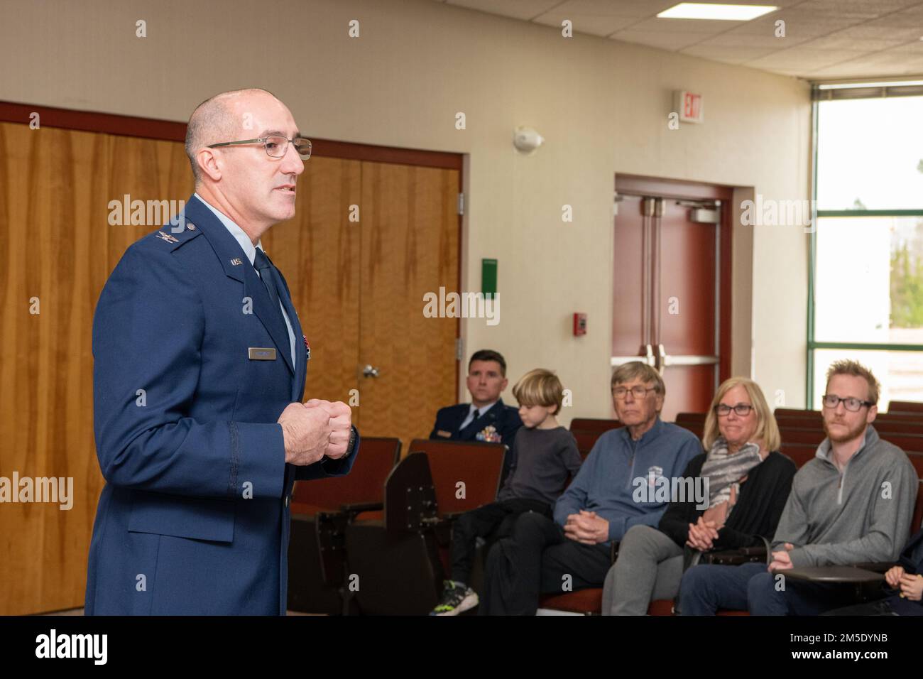 The 203rd RED HORSE dedicates its auditorium in honor of the late Col ...