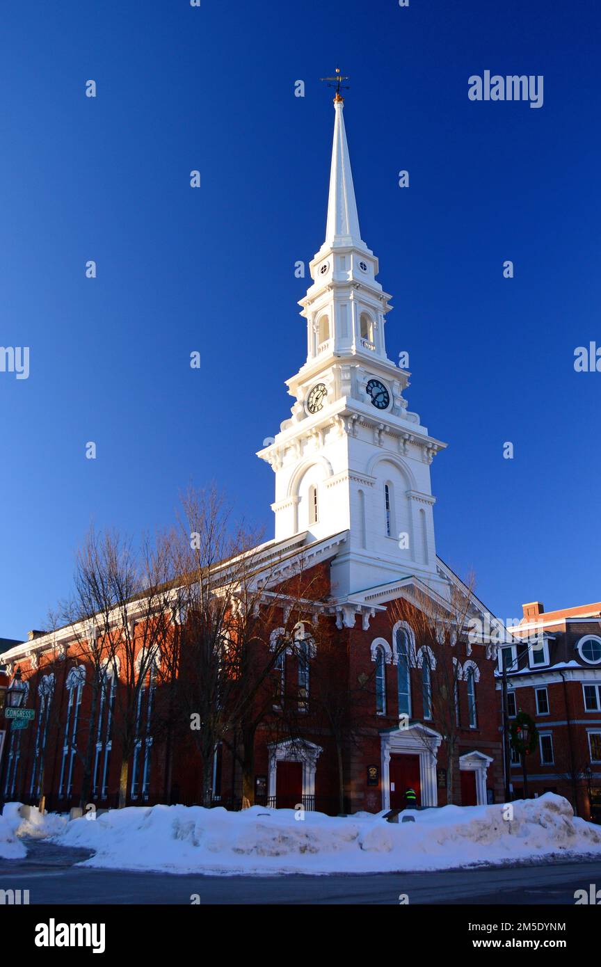 Old North Church, Portsmouth, New Hampshire Stock Photo - Alamy