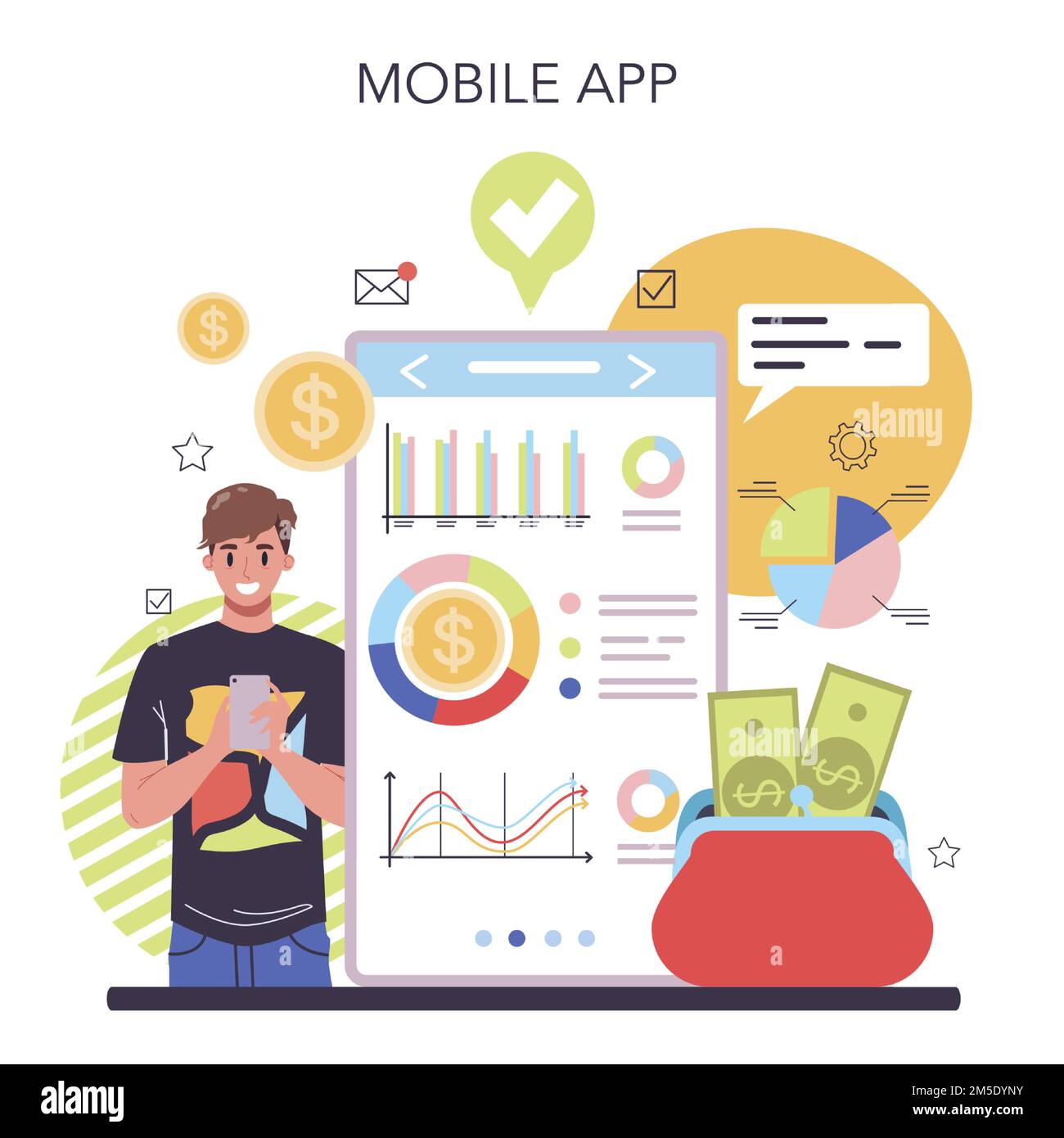 Accountant online service or platform. Professional bookkeeper. Tax ...