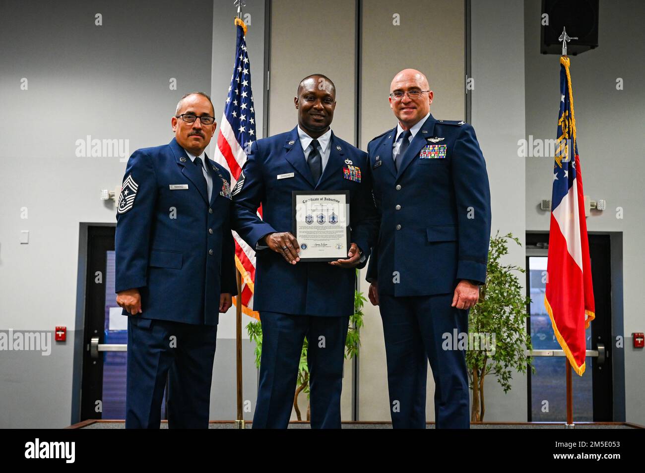 The Top III Organization at the 165th Airlift Wing in Savannah, Georgia ...