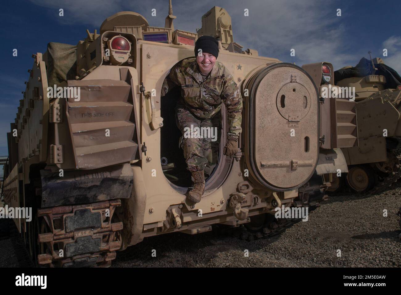 2nd Lt. Elizabeth Horan is a platoon leader for A Company, 116th ...