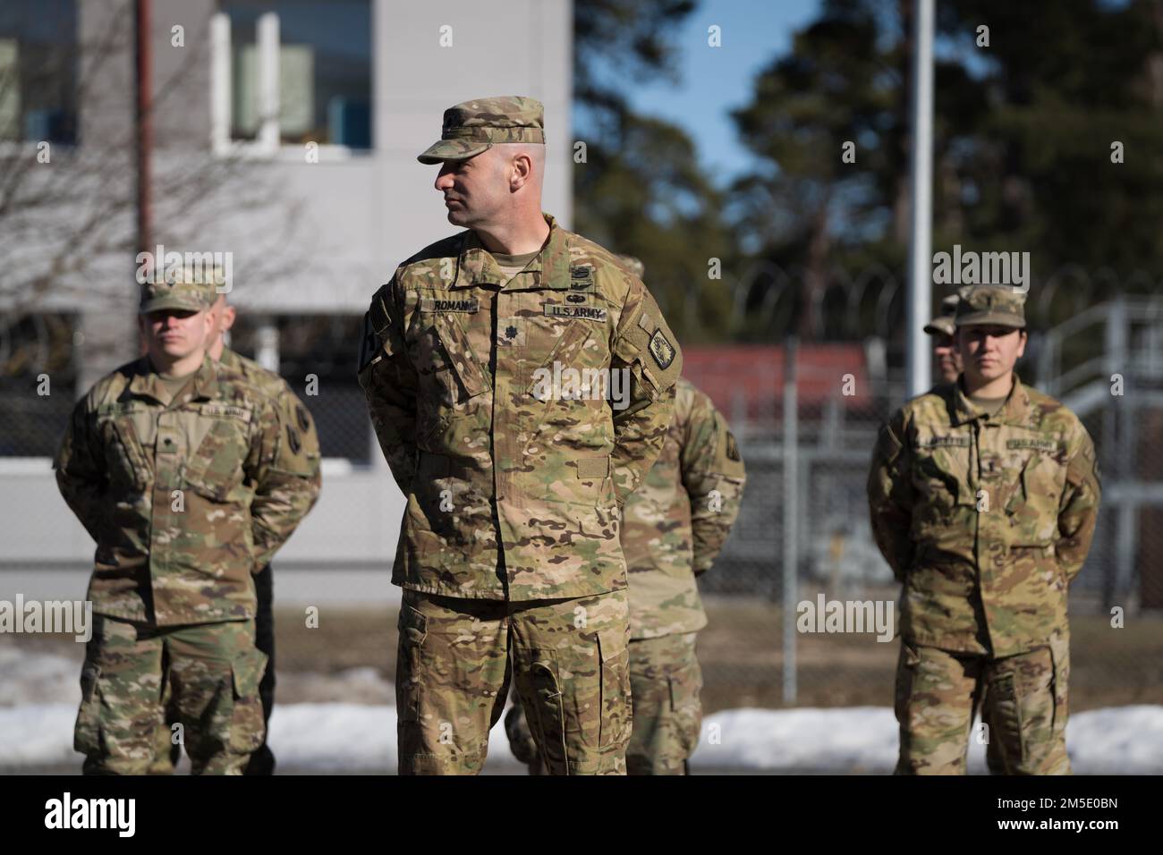 Lt. Col. David Roman, commander, 1-3rd Attack Battalion, 12th Combat ...