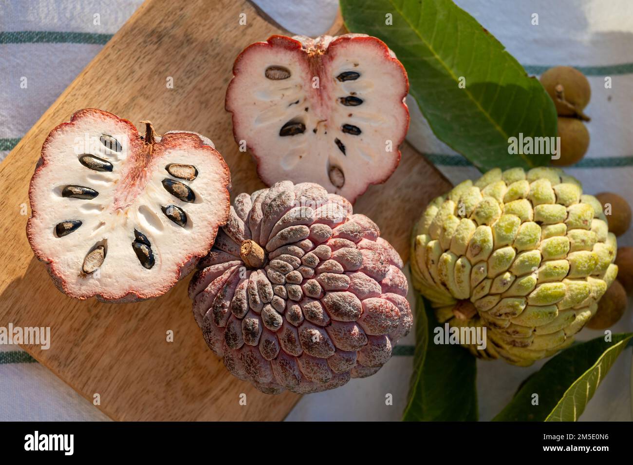 Red sitaphal hi-res stock photography and images - Alamy