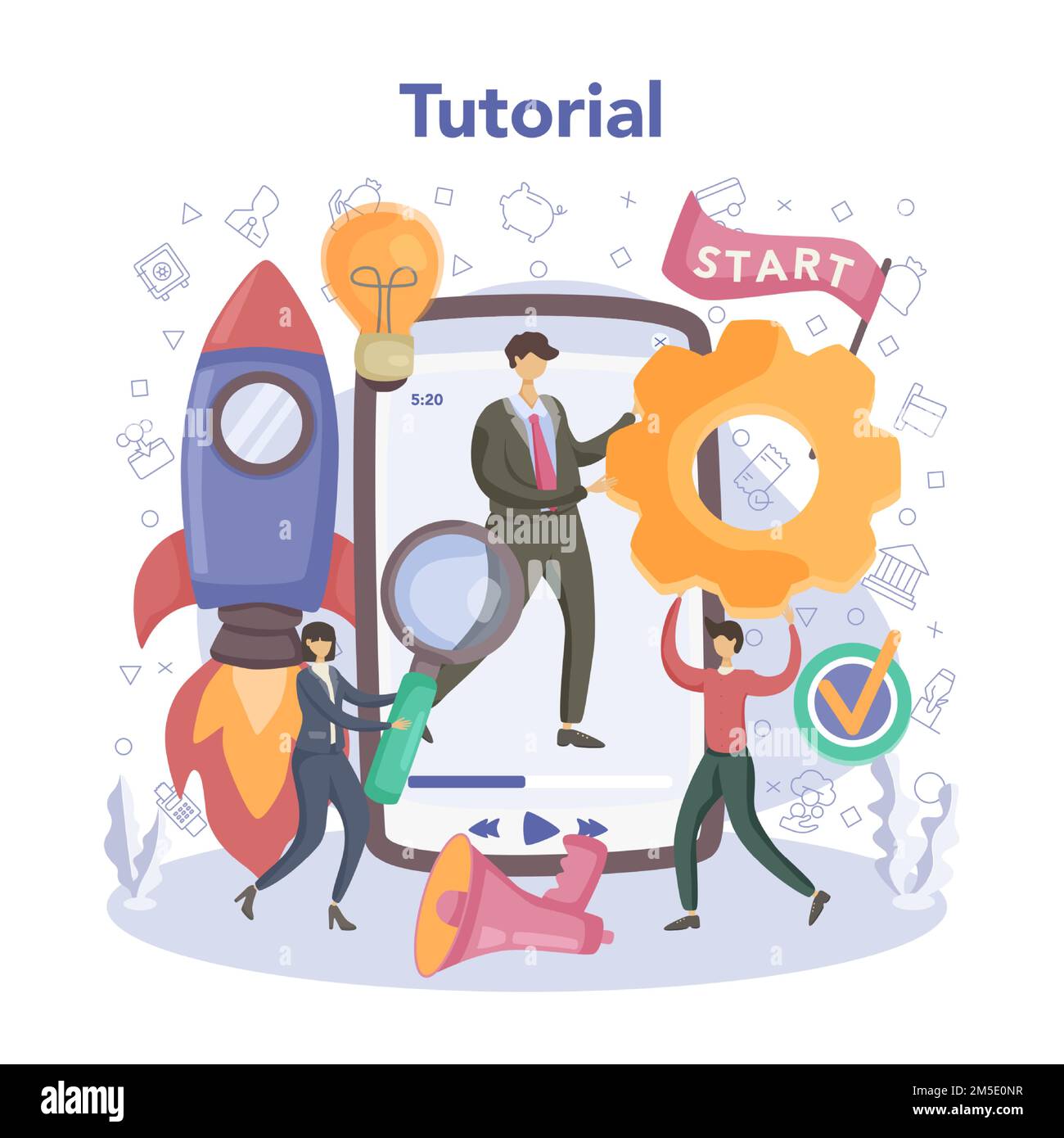 Business analyst online service or platform. Financial operation ...