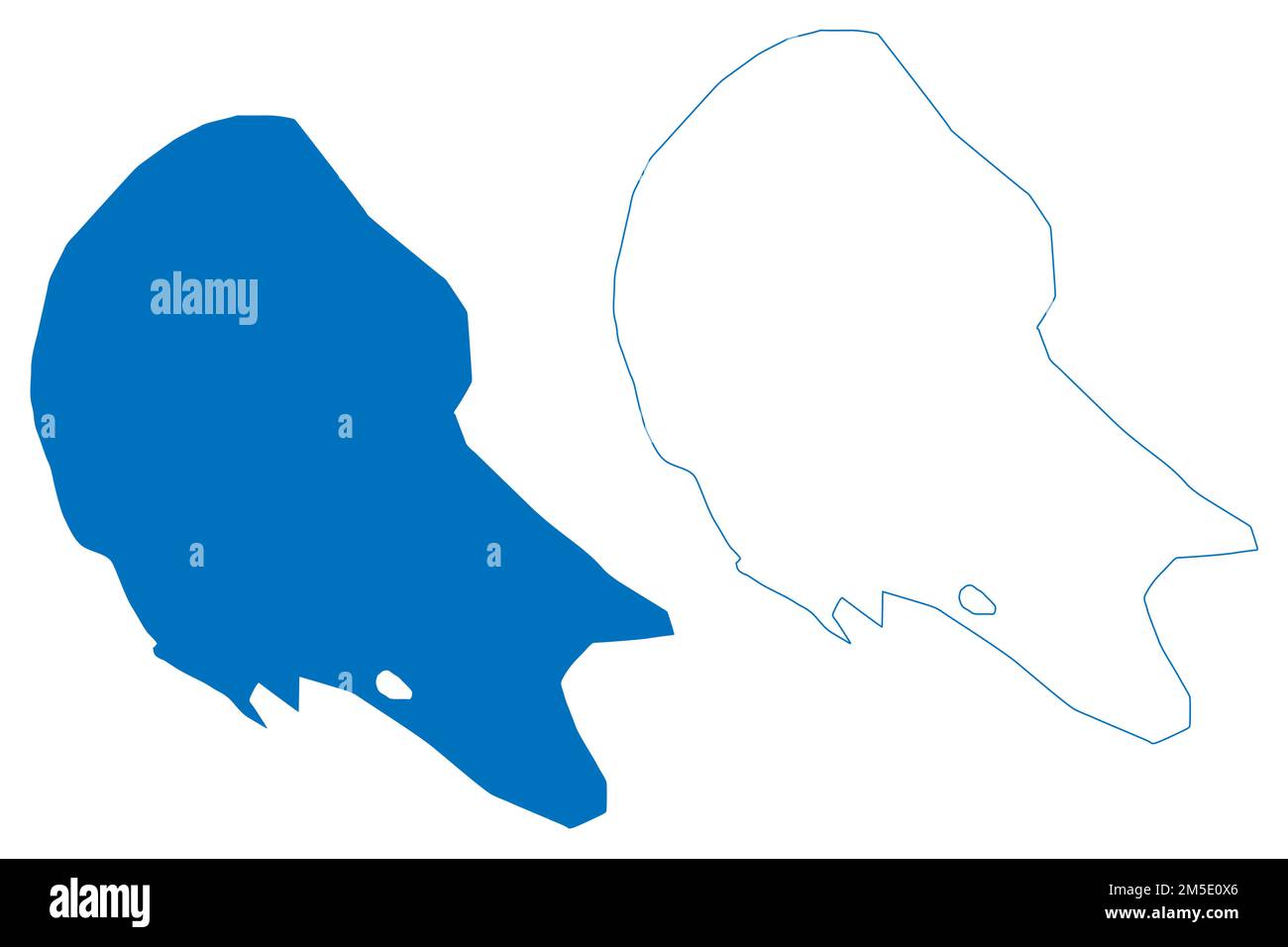 Lake Assal (Africa, Republic of Djibouti) map vector illustration ... Lake Assal (Africa, Republic of Djibouti) map vector illustration ...