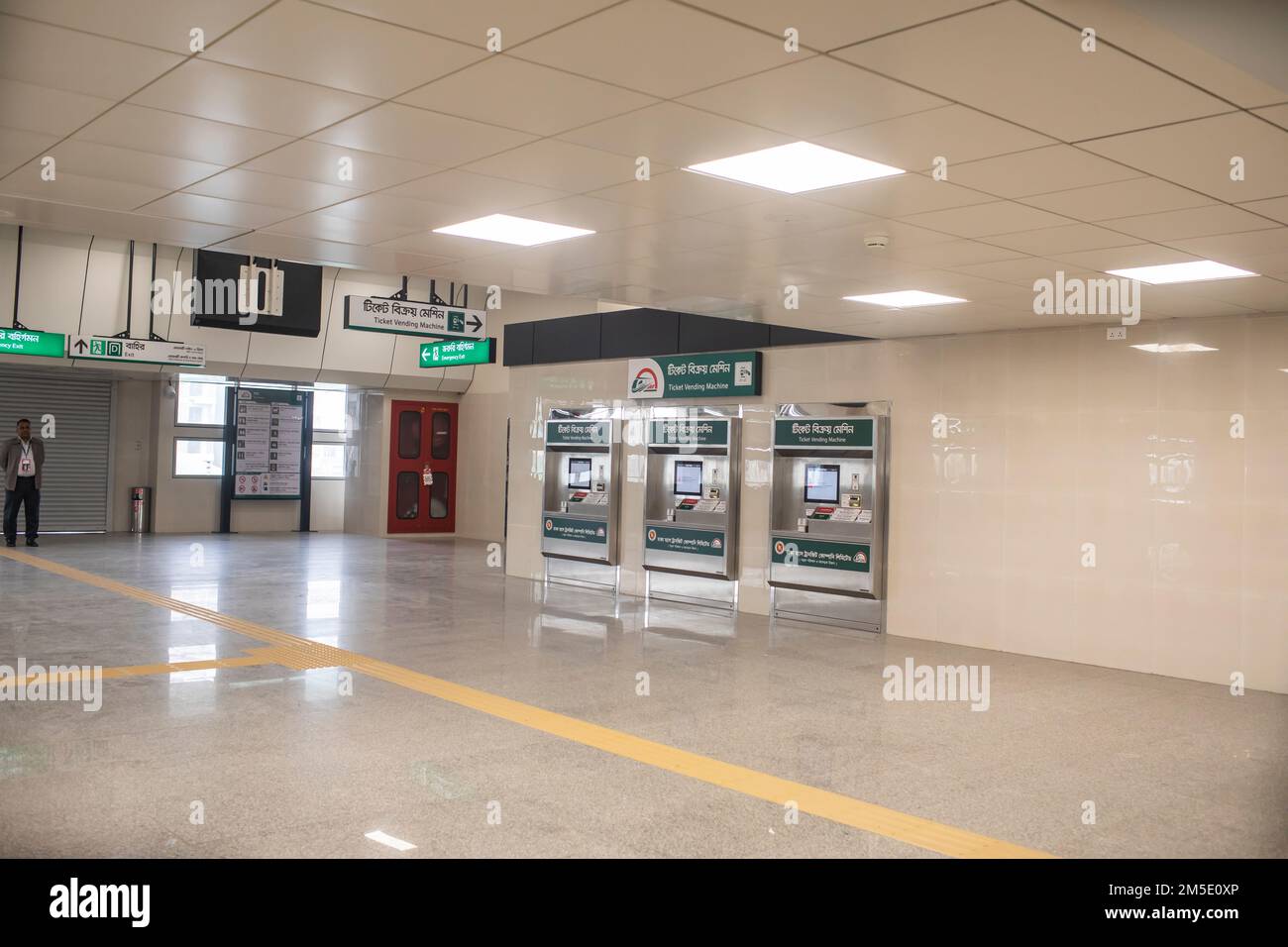 Dhaka, Bangladesh. 28th Dec, 2022. Ticket counter-of the Uttara North ...