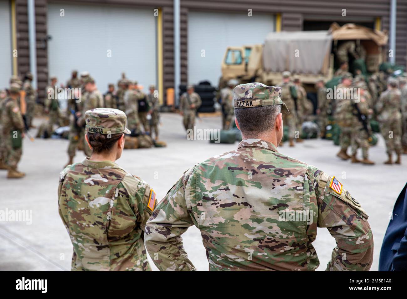 U.S. Army Reserve Soldiers from 348th Transportation Battalion held a ...