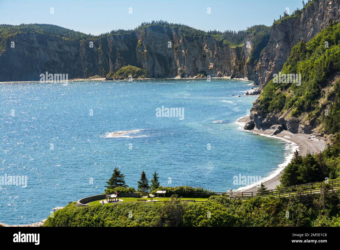 Cap Bon-Ami, Parco Nazionale Forillon in Gaspesie peninsula during a ...