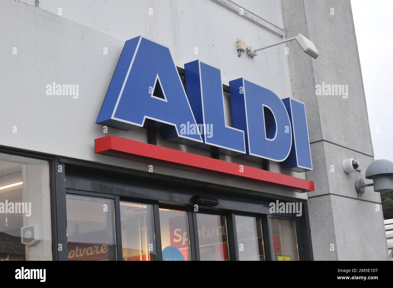 Copenhagen/Denmark/28 December 2022/ Deutsche Aldi grocery store in ...