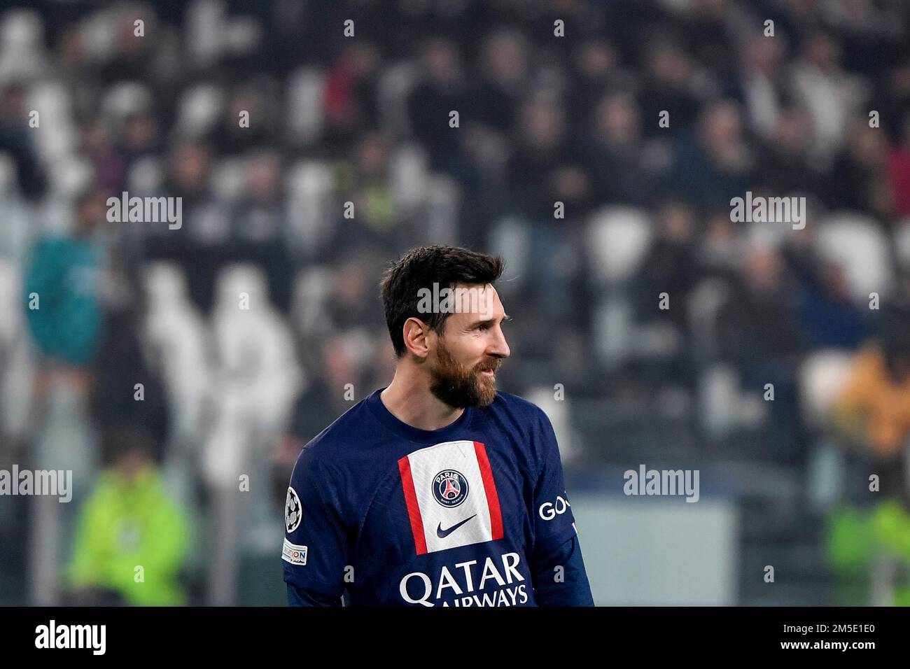 Lionel Messi of Paris Saint Germain during the Champions League Group H ...