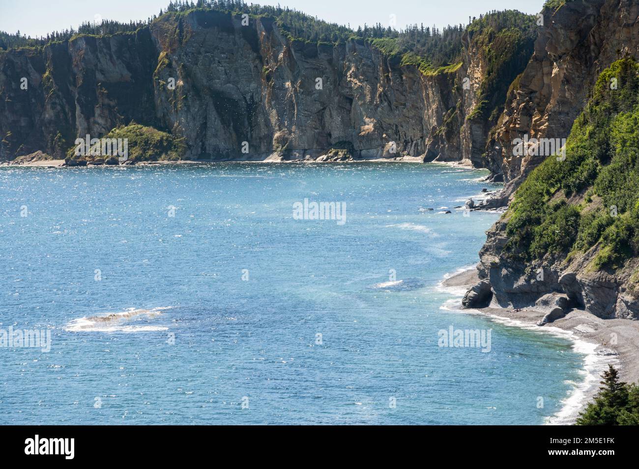 Cap Bon-Ami, Parco Nazionale Forillon in Gaspesie peninsula during a ...